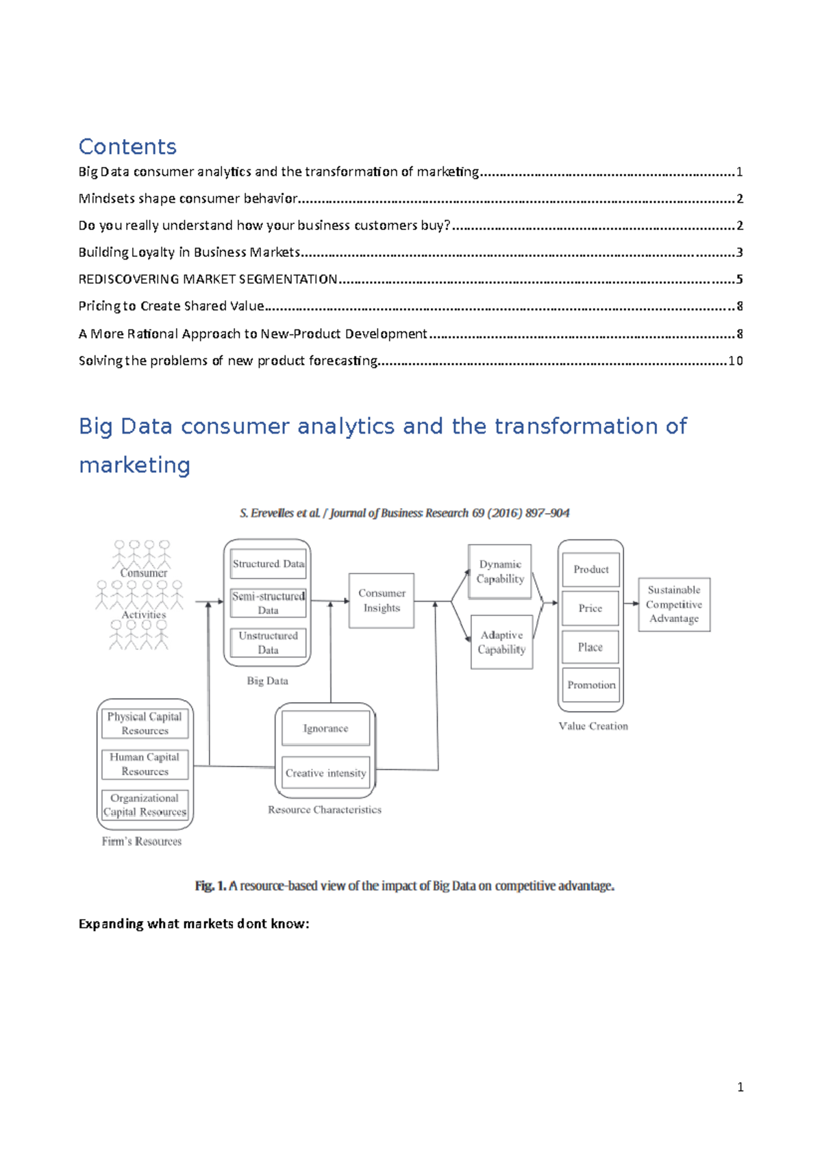 Artikler noter adgg dde dsssa - Contents Big Data consumer analytics ...