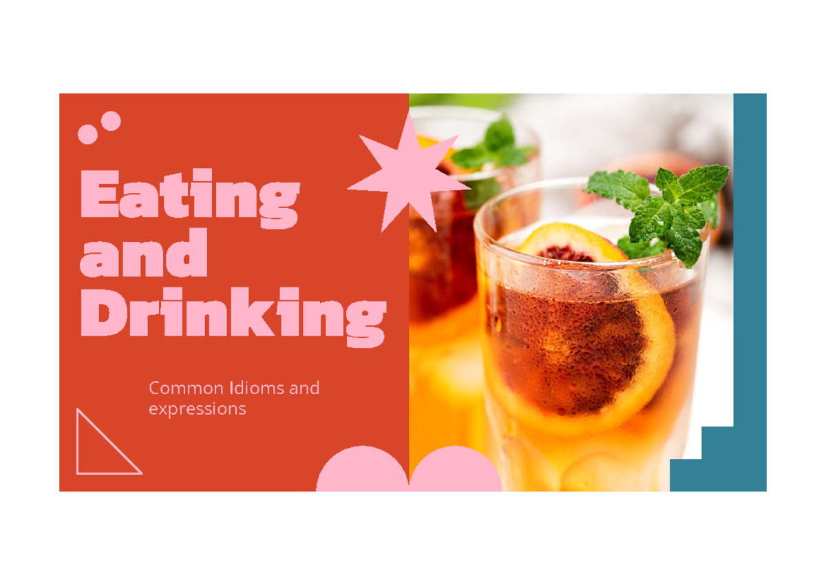 Food idioms - Common Idioms and expressions A satisfying and nutritious ...