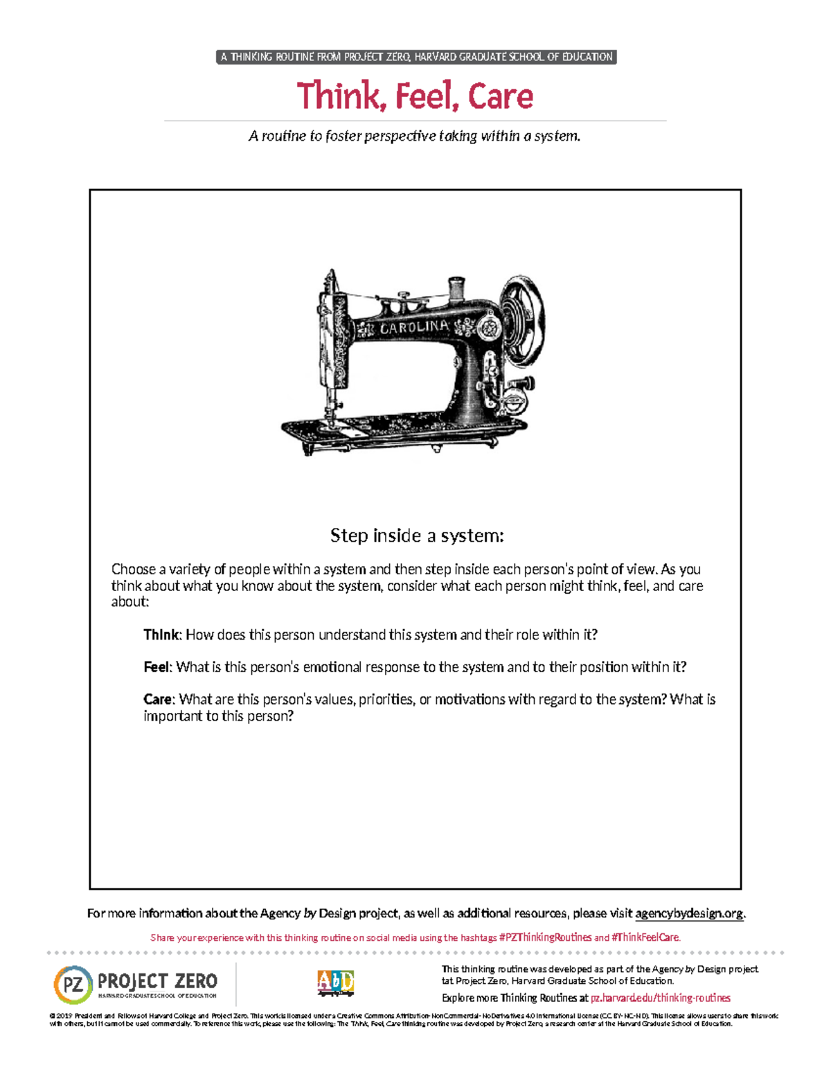 Think Feel Care 1 - PREPARACIÓN EXAMENES - A THINKING ROUTINE FROM ...