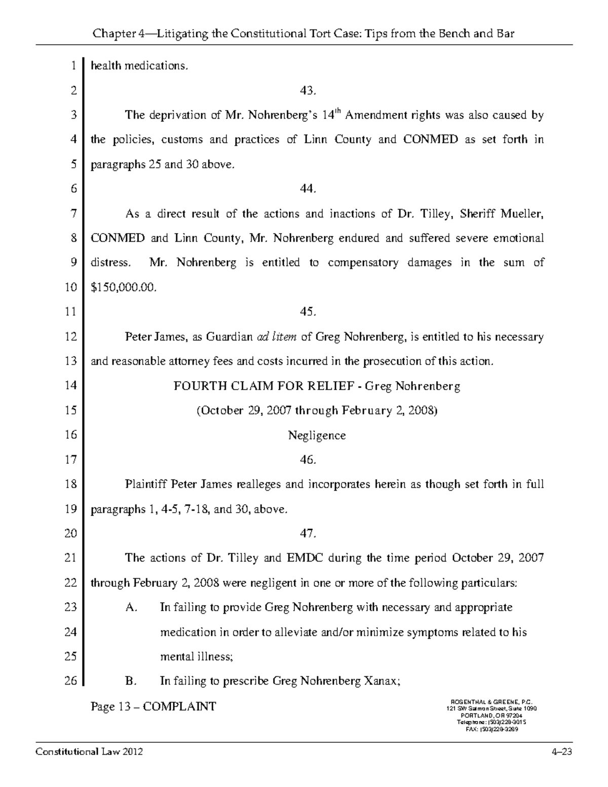 Constitutional Law 2012 (48) - Page 13 – COMPLAINT 121 SW Salmon Street ...