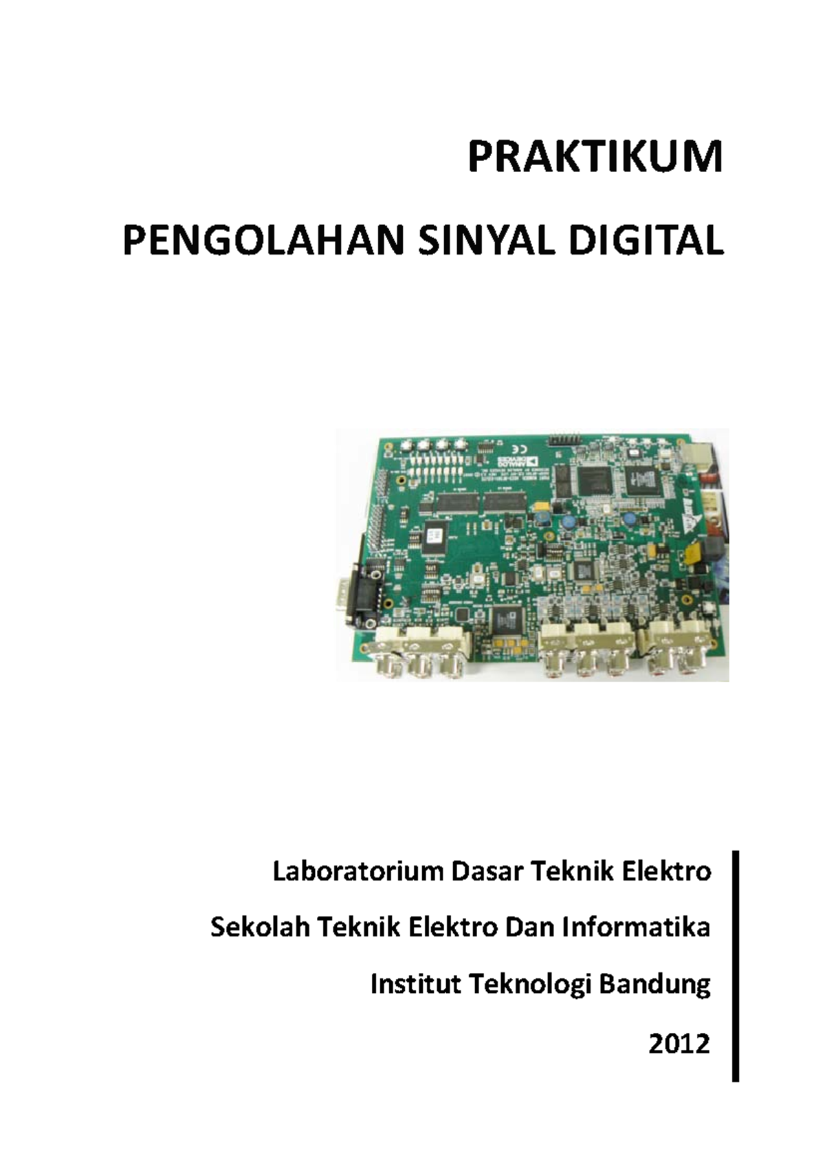 Modul EL3192 Semester 2 2011-2012 ~Rev.08032012 ~ Upload( Revisi Sandra ...