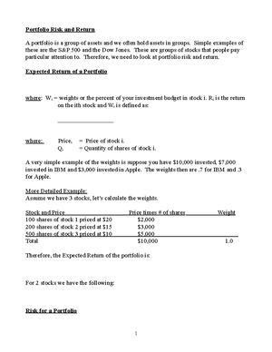 FIN Chapter 8 Notes - FIN 3403 - FAU - Studocu
