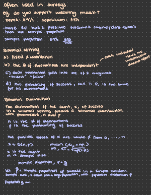 Statistics - Statistical Inference pt. 2 - CLT says that the sum or ...