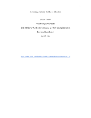 ECE-210-T1-Educational Terminology - Educational Terminology and the ...