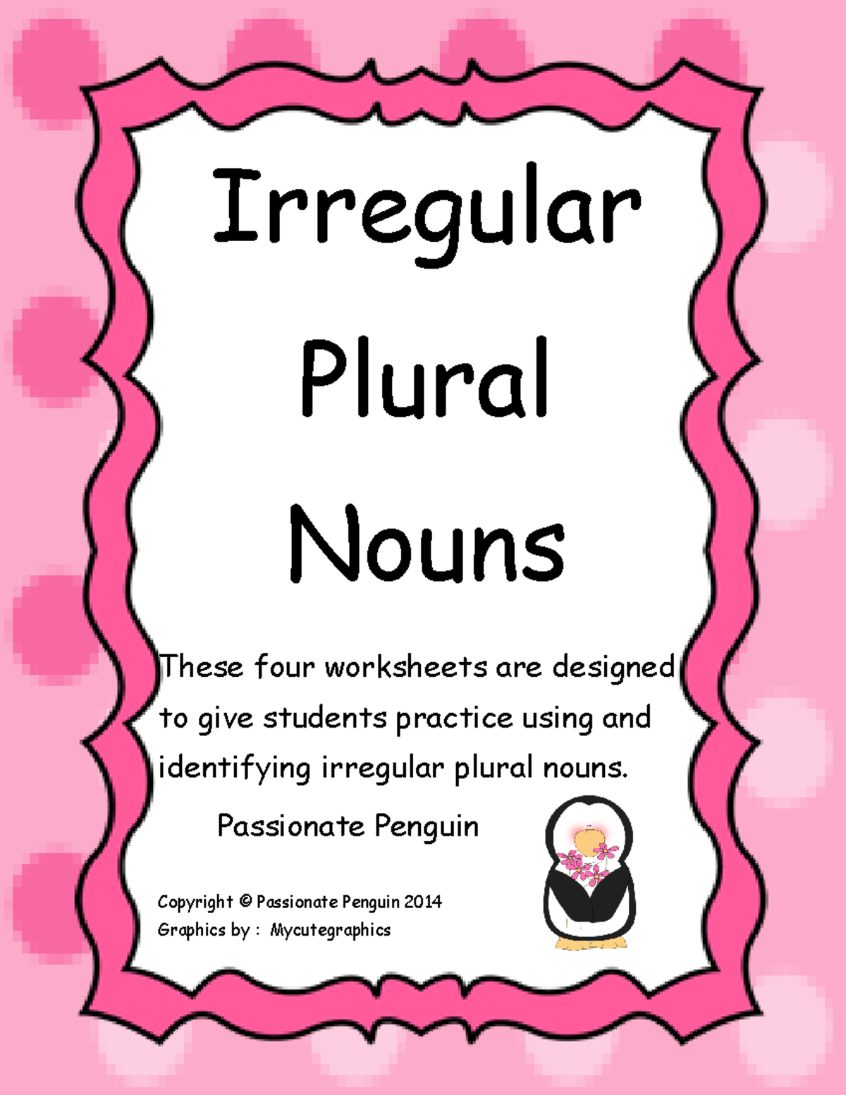 Irregular Plural Nouns Language Skills - Irregular Plural Nouns These ...