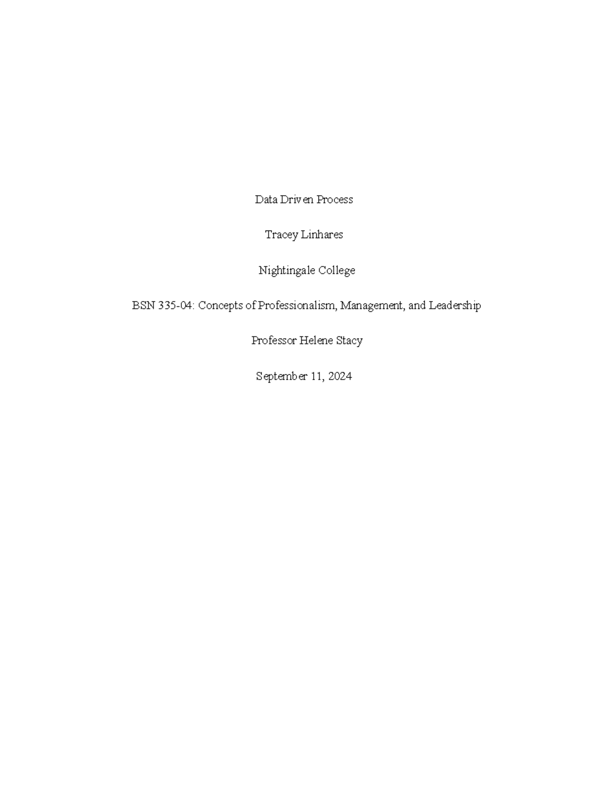 Data Driven Process - An idea on how to complete this project - Data ...