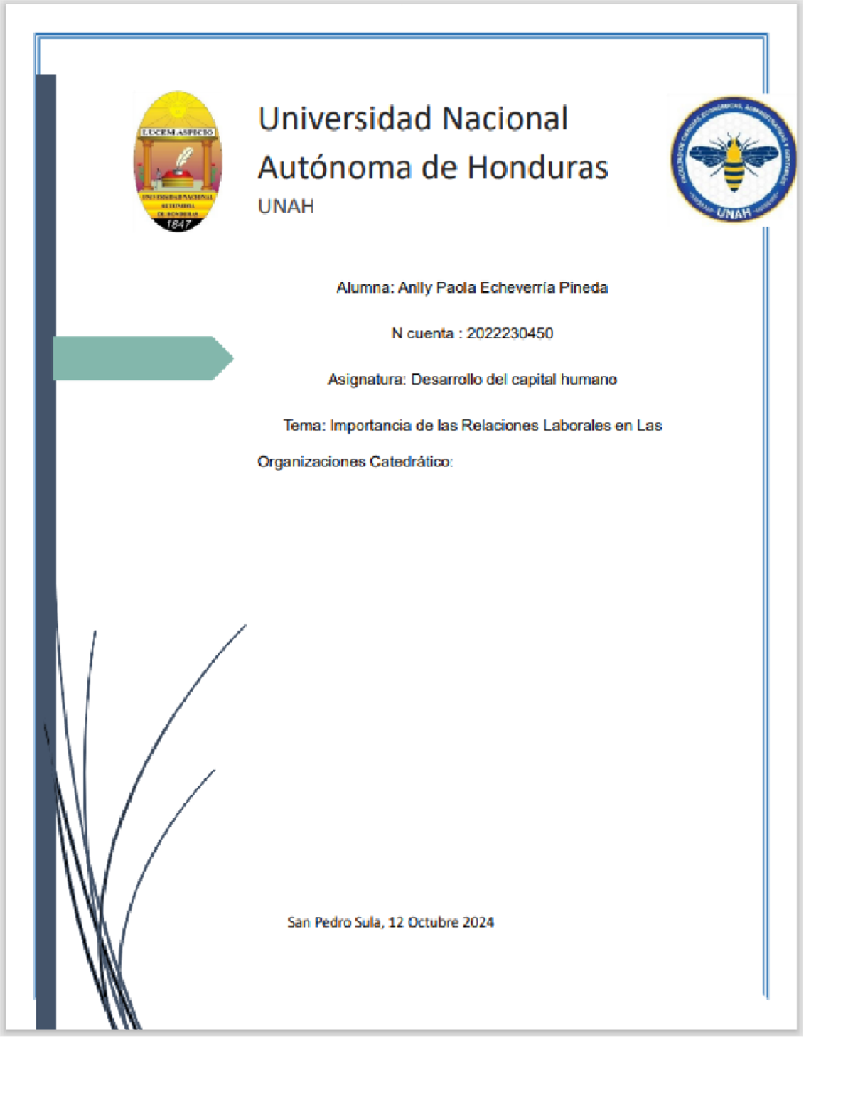 Anlly Echeverría tarea - Universidad Nacional LUCEM ASPICIO Autónoma de ...