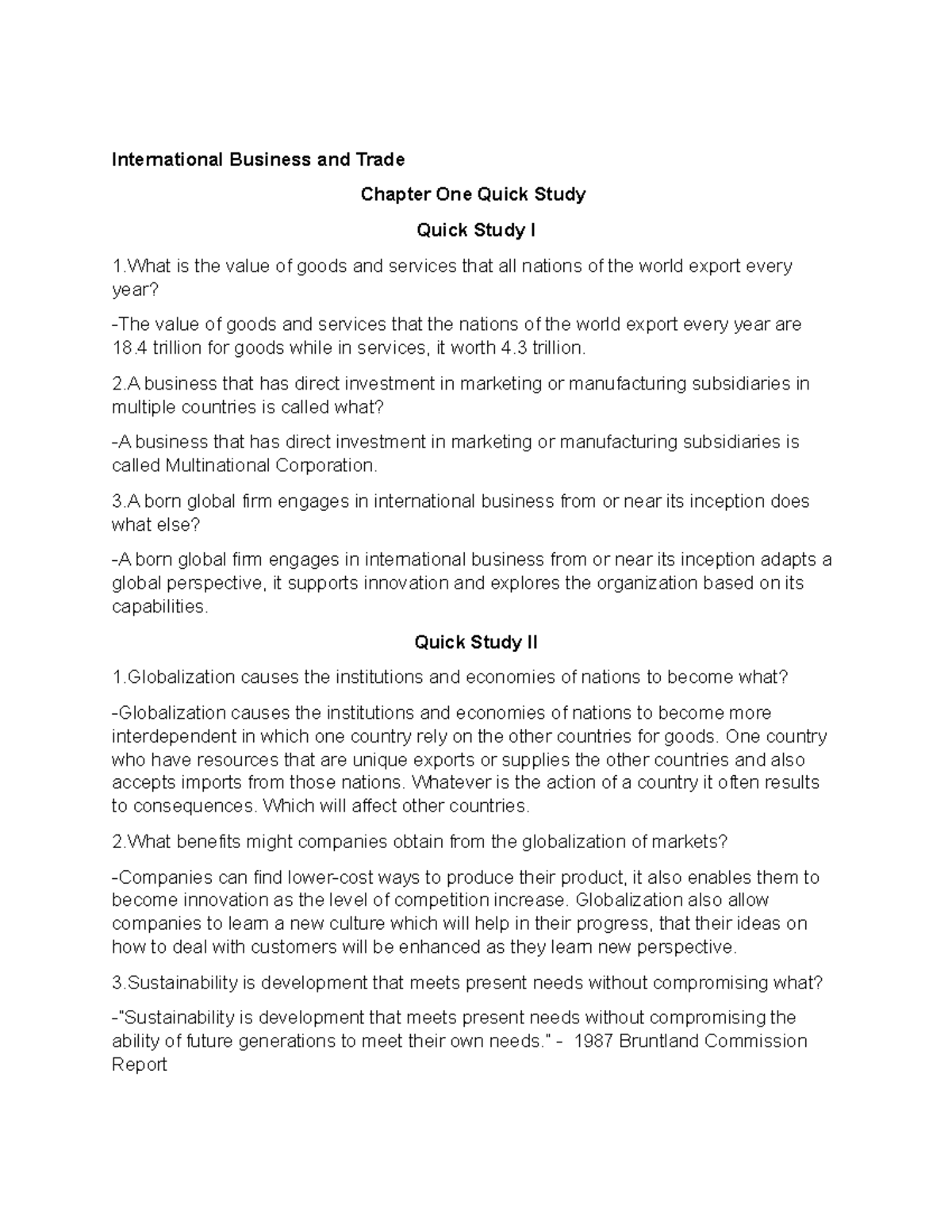 International Business and Trade - International Business and Trade ...