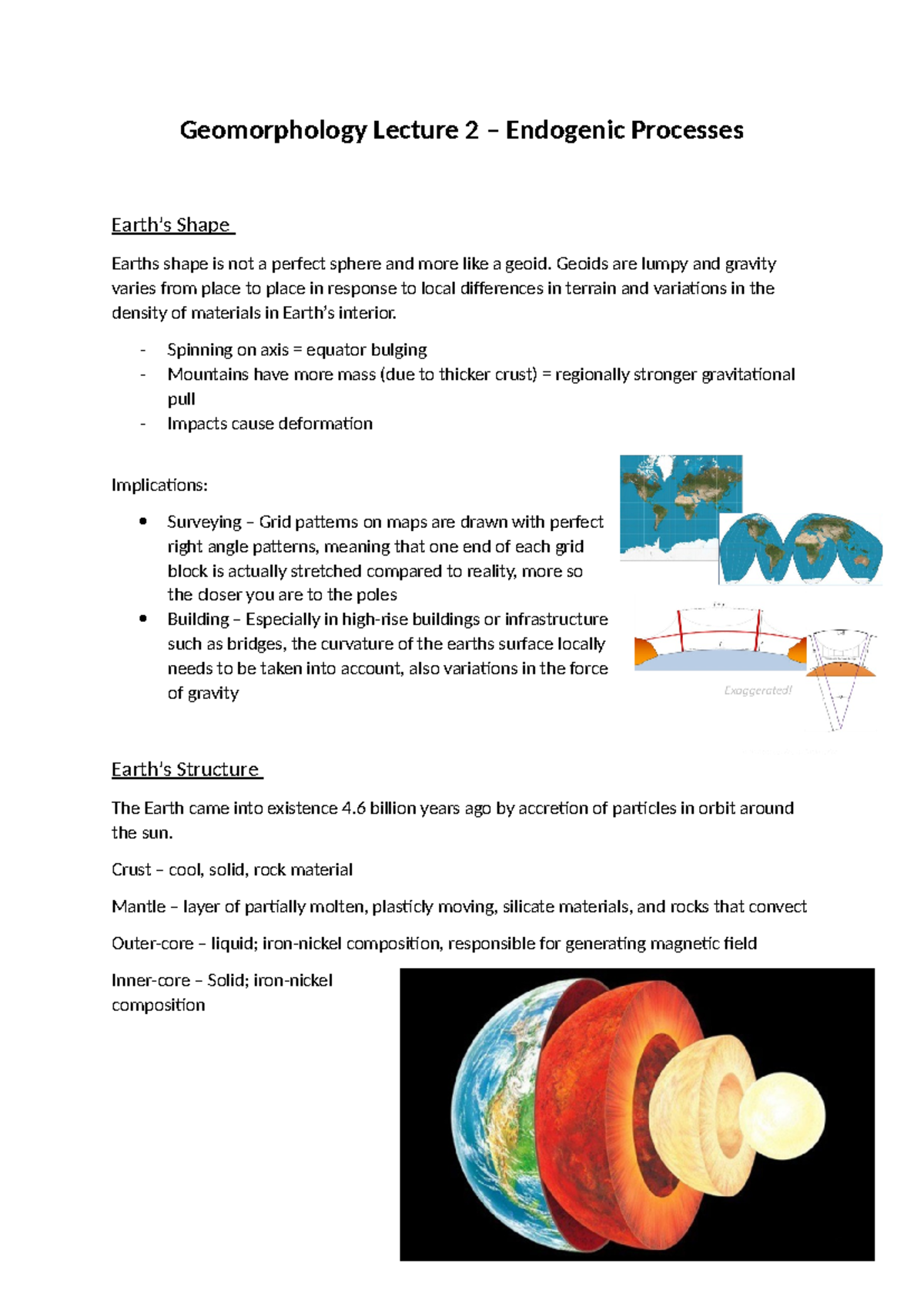 Geomorphology Lecture 2 – Endogenic Processes - Geomorphology Lecture 2 ...