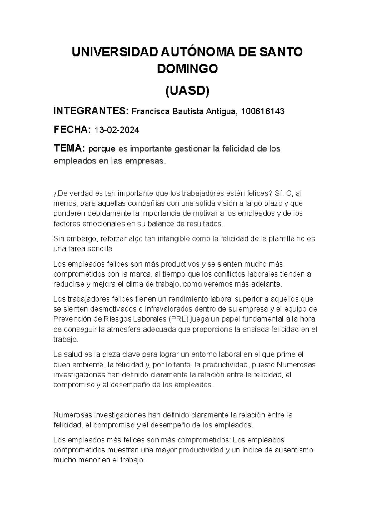 Tarea 5 - Bnnmmm - UNIVERSIDAD AUTÓNOMA DE SANTO DOMINGO (UASD ...