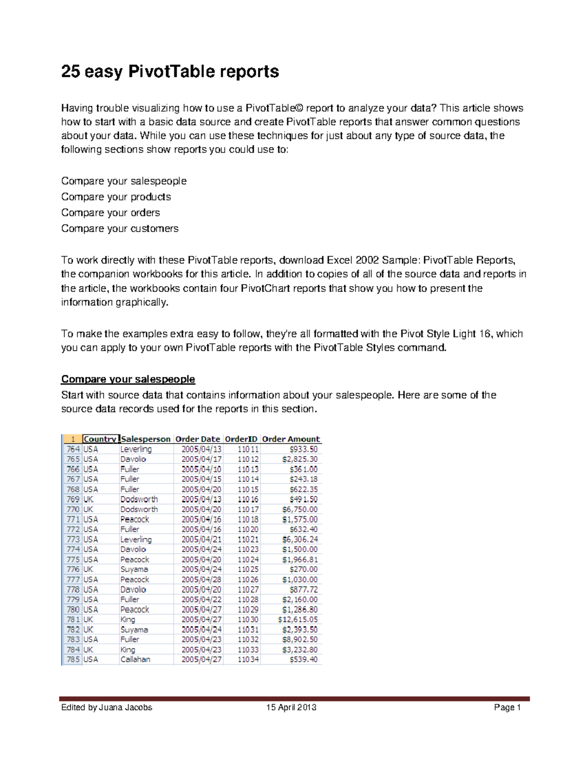 25 Easy Pivot Table Reports For Excel 2010 25 Easy Pivottable Reports Having Trouble
