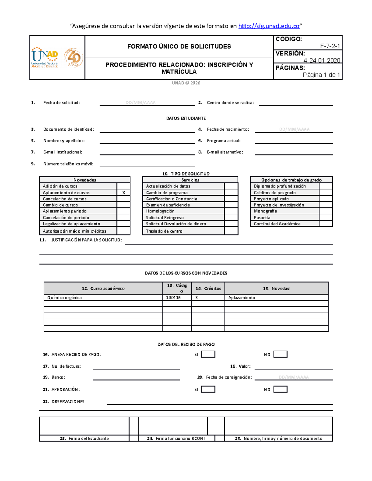 F-7-2-1-FUS diligenciarlo rapido - “Asegúrese de consultar la versión ...