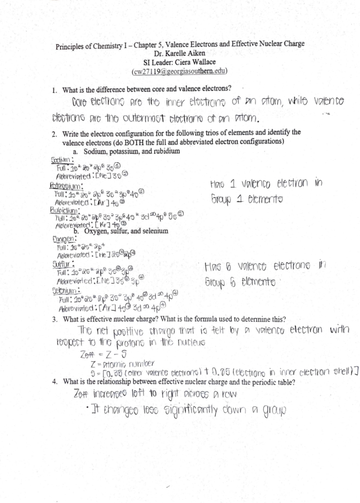 Ch.5 Valence Electrons and Effective Nuclear Charge - Principles of ...