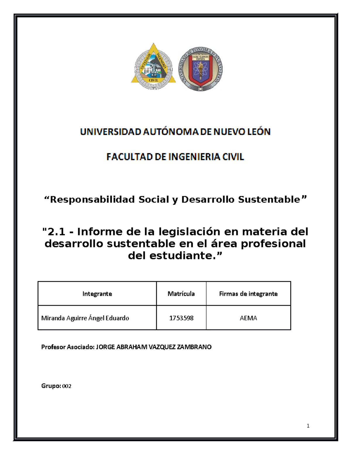 E2 Miranda Aguirre - Actividad de aprendizaje - “Responsabilidad Social ...