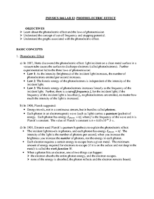 Lab 10 - Physics Lab Report - Momentum and Impulse l. Abstract The ...