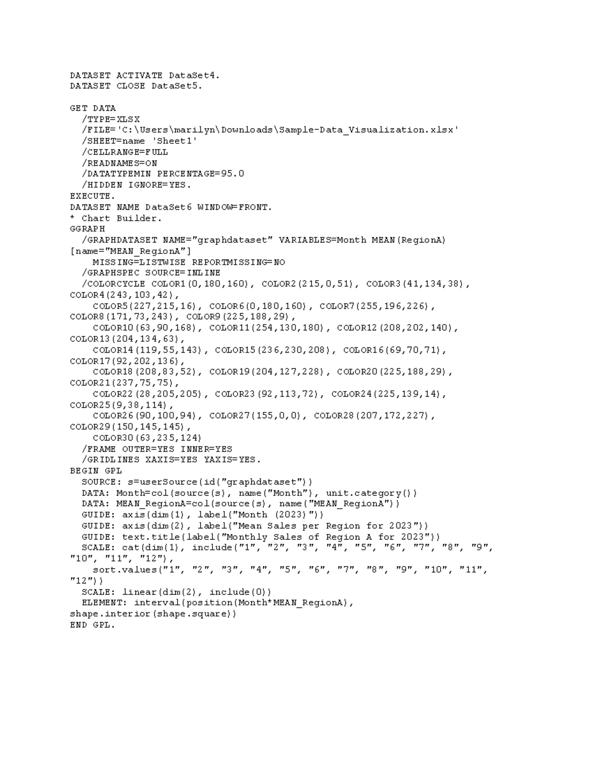 Activity 3 - DATASET ACTIVATE DataSet4. DATASET CLOSE DataSet5. GET DATA /TYPE=XLSX - Studocu