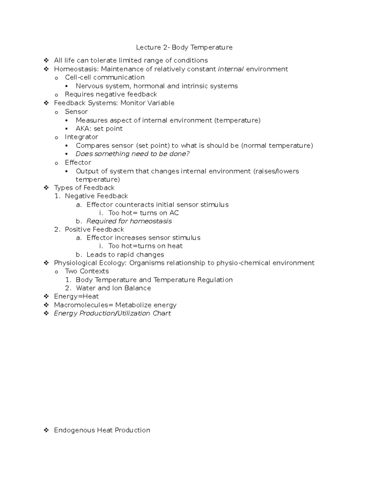 Lecture 2- Body Temp - Detailed notes with space for graphs - Lecture ...