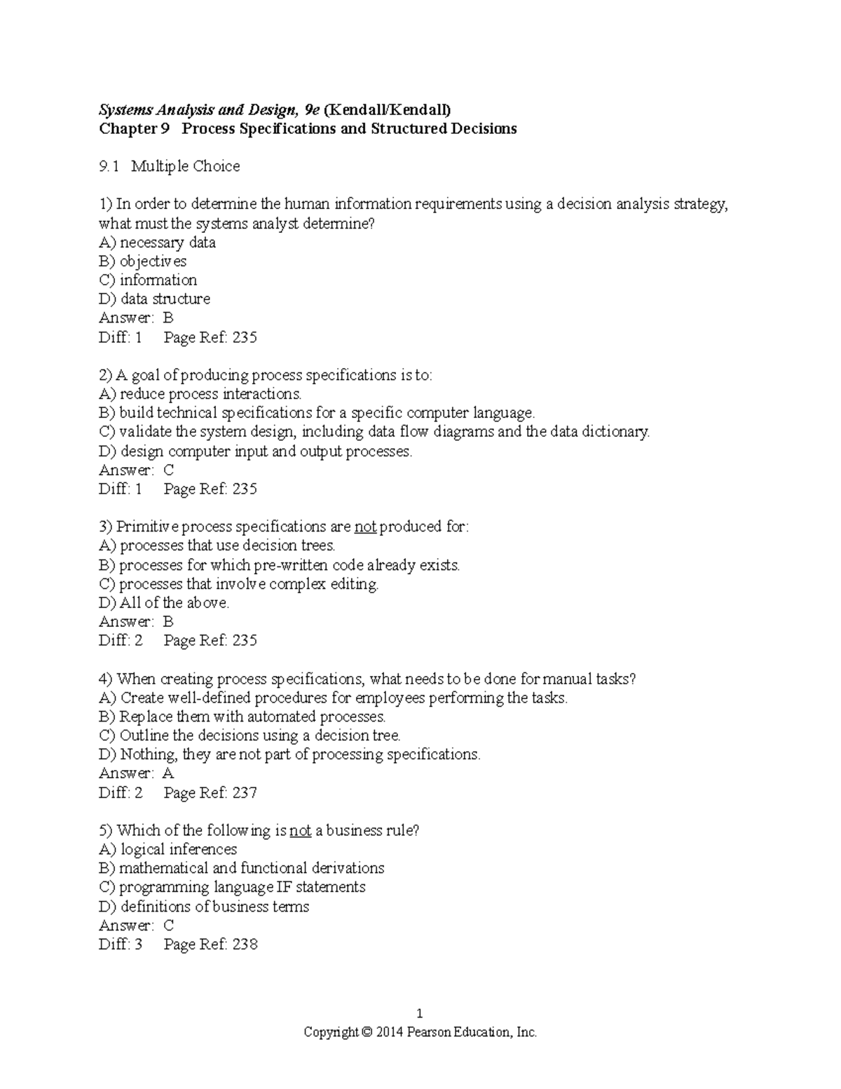 Kendall sad9 tif 09 - lianxisuoyongdecailiao - Systems Analysis and Design, 9e (Kendall/Kendall ...
