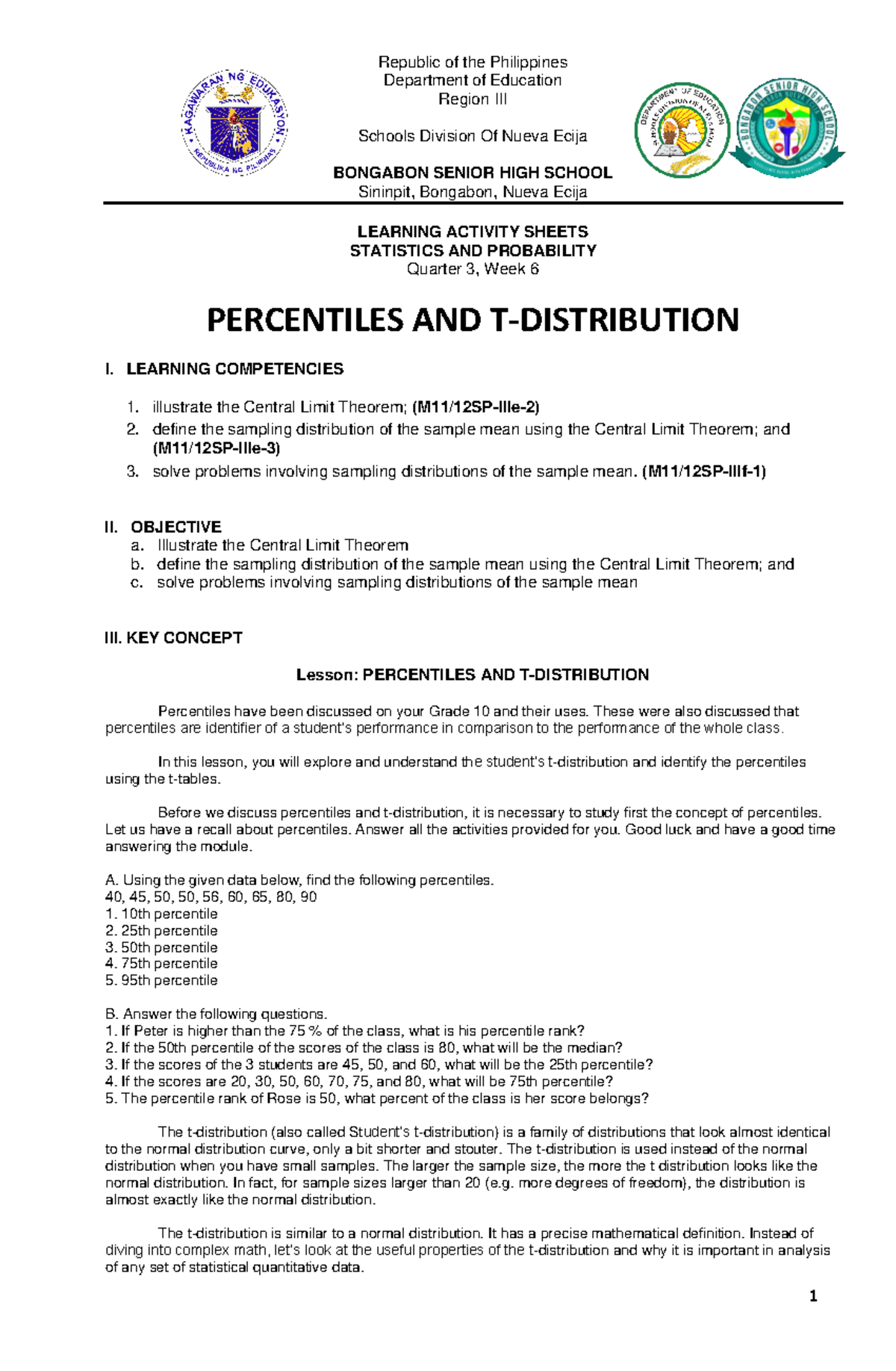 LAS-7-STAT - stats7 - Republic of the Philippines Department of ...