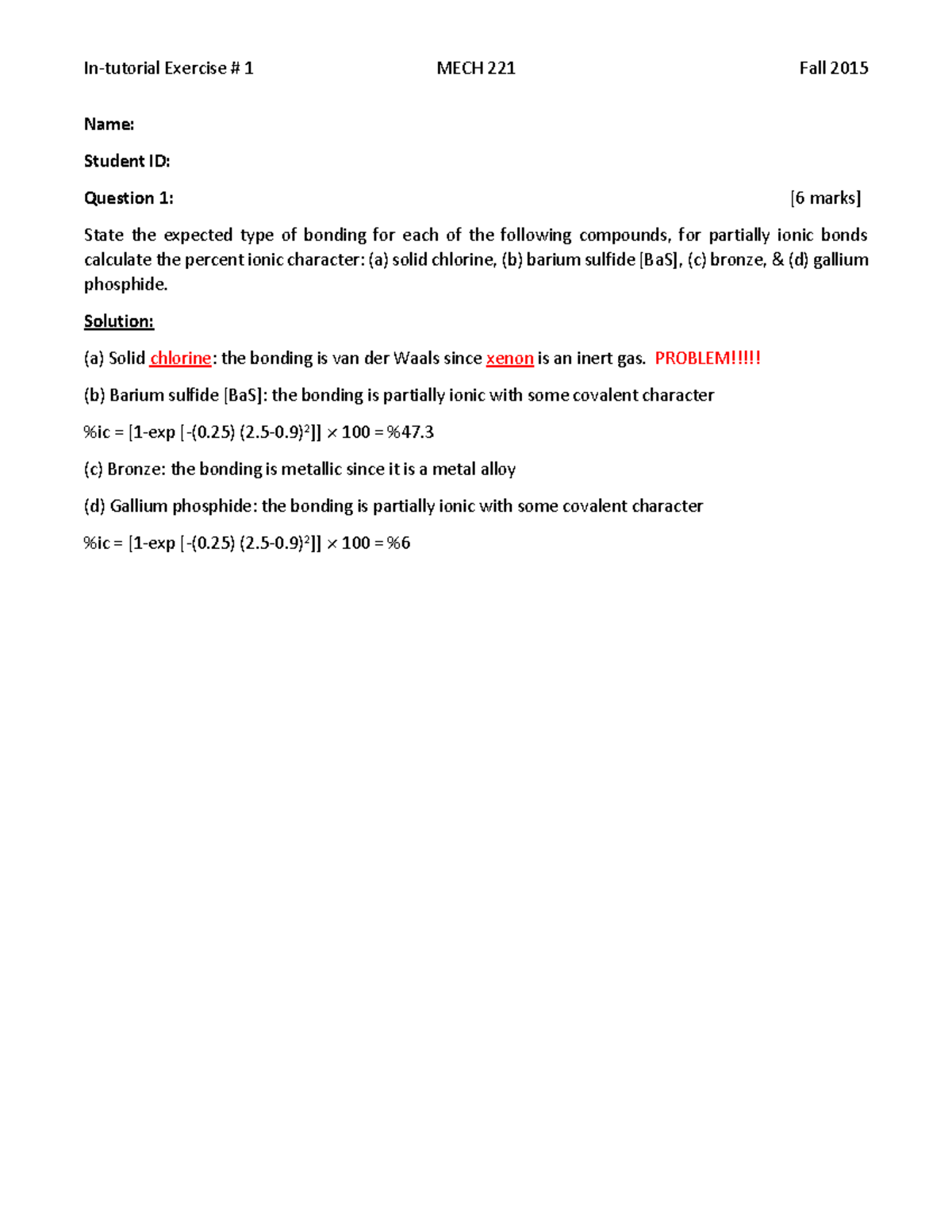 Practical - in-tutorial exercise #1 quiz - In-tutorial Exercise # 1 ...