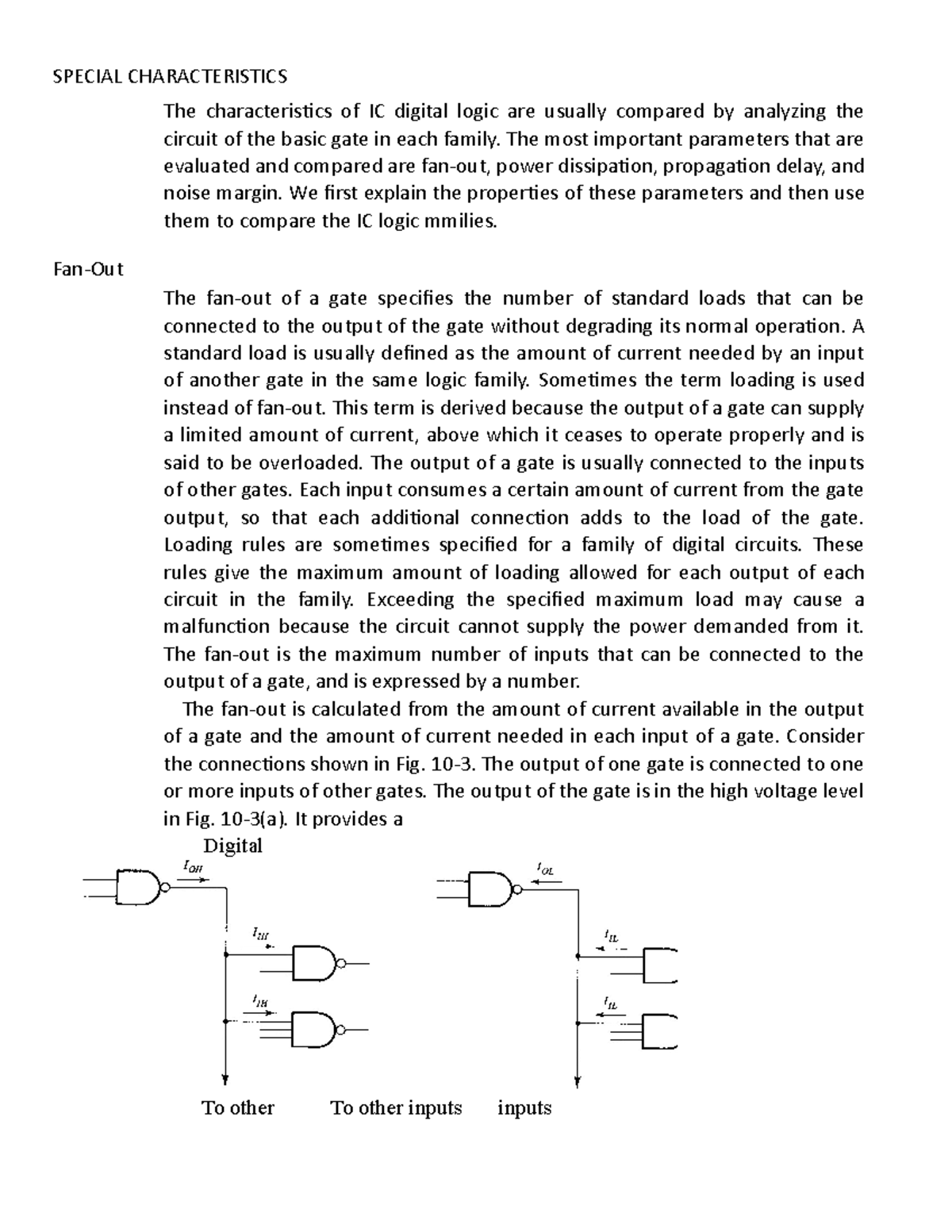 Special Characteristics - SPECIAL CHARACTERISTICS The characteristics ...
