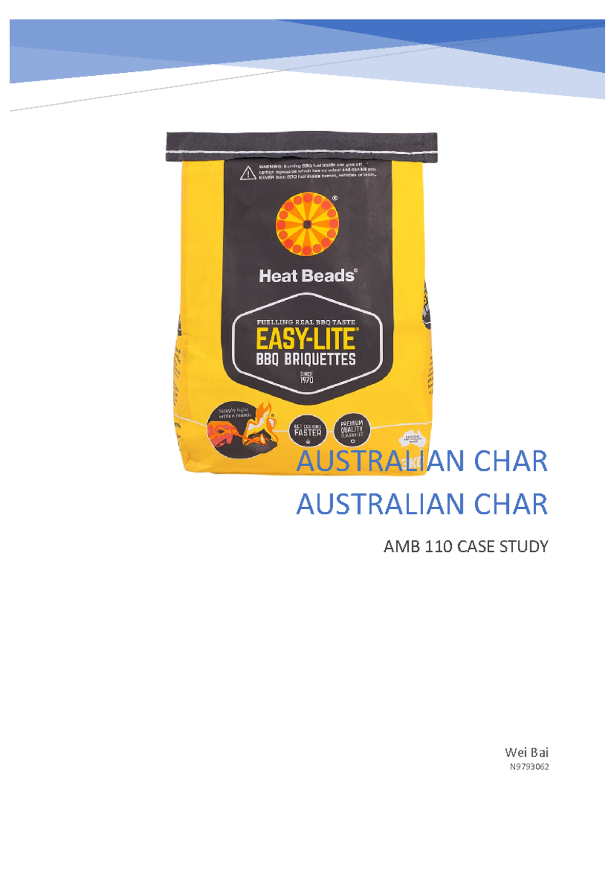 A1 For AMB110 - Igot6 - Wei BaiN AUSTRALIAN CHAR AUSTRALIAN CHAR AMB ...