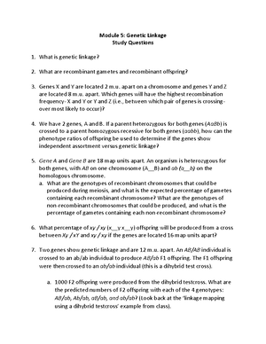 Genetics Exam 1 Lecture Notes - GNS 4133 - Mississippi State - Studocu