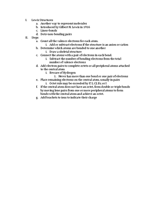 Lecture 4 Notes Structure Based Molecular Properties - Structure Based ...