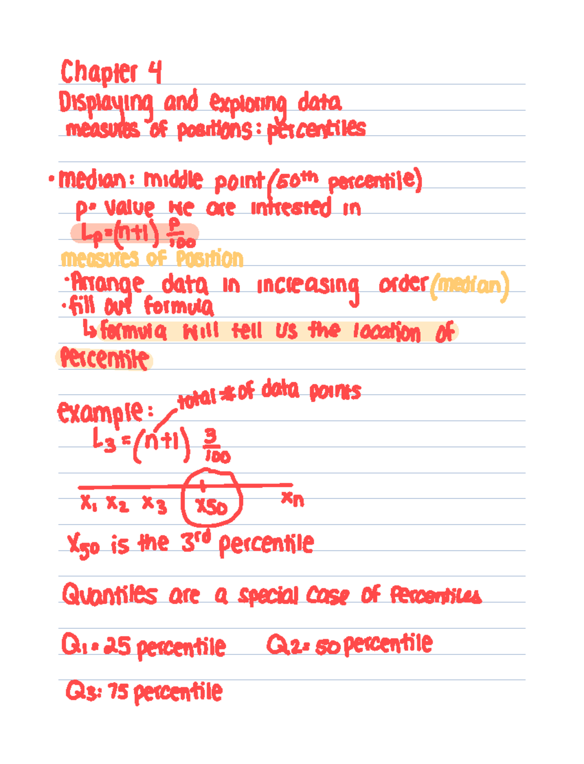 Lect. 5 - Chapter 4, displaying and exploring data. These notes go over ...