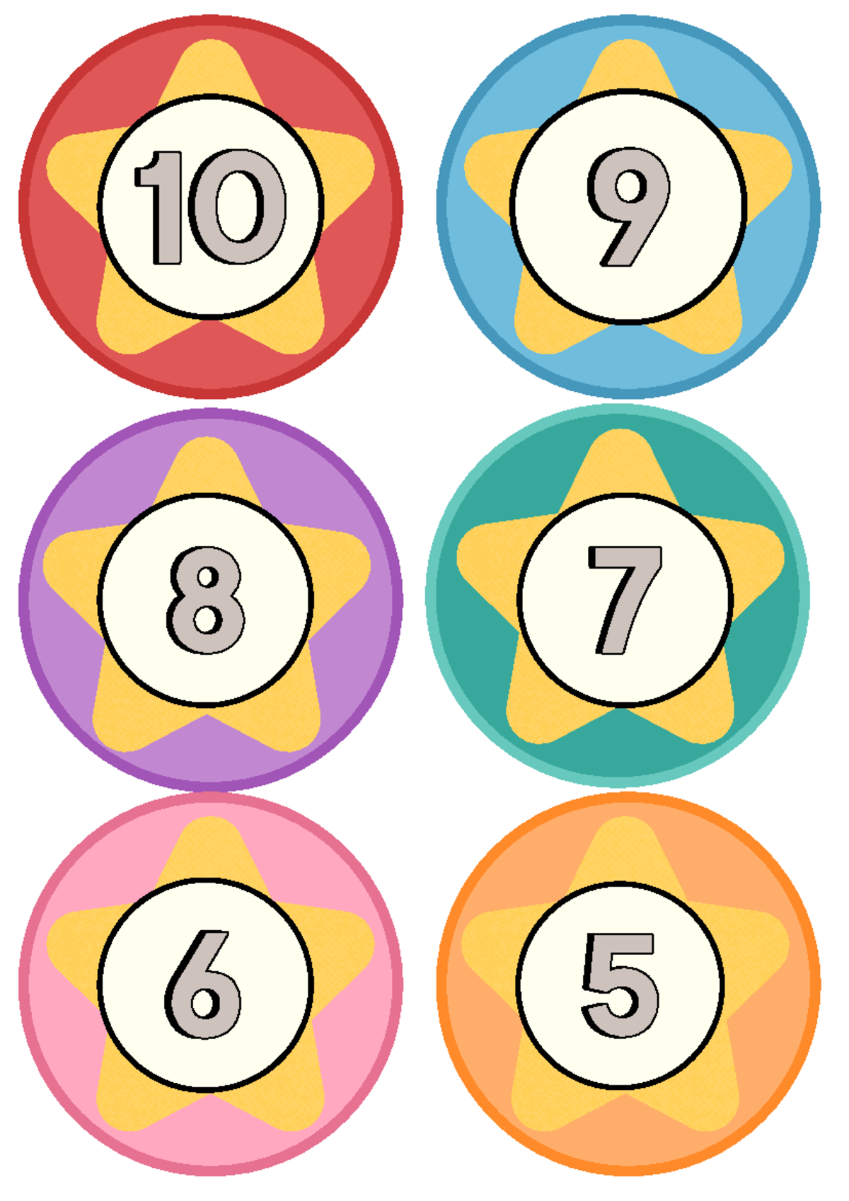 Colorful Cute Kids School Name Label - Mathematics 8 - Clark Norbertz ...