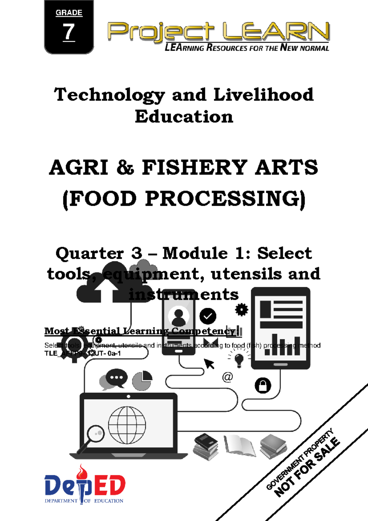 AGRI- Fishery-ARTS7-WK1-Module 1- Lesson 1 15-pages - GRADE 7 Technology and Livelihood ...
