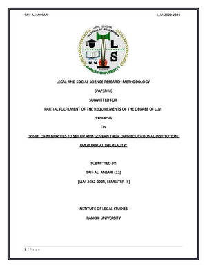 Assignment llm sem one - CHAPTER I Introduction General Judicial Historical Background The - Studocu