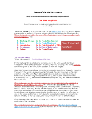 Jewish Context of NT Handout - The Jewish Context of the New Testament ...