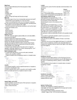 CMPSC 200 Notes Exam 1 - CMPSC 200 Variable Assignment ICA 01 Name ...