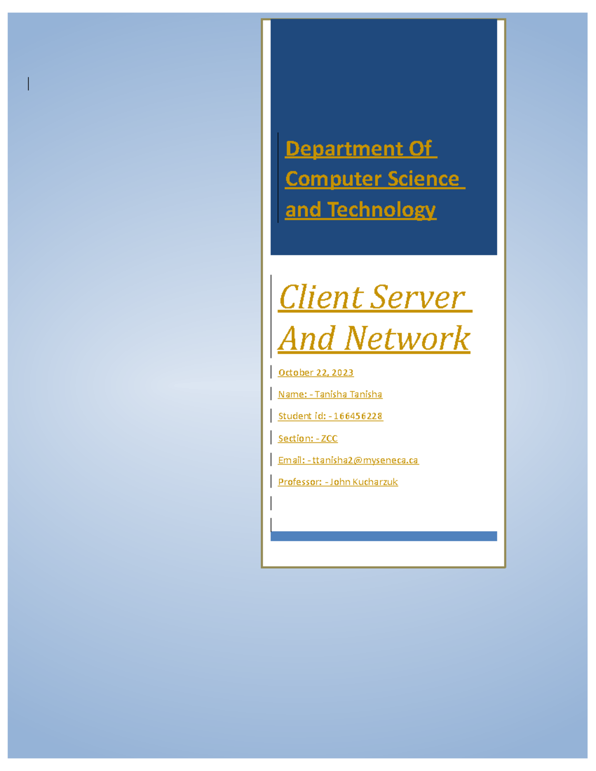 CP4P Clients Servers Clouds Activity Answers 6 - Department Of Computer ...