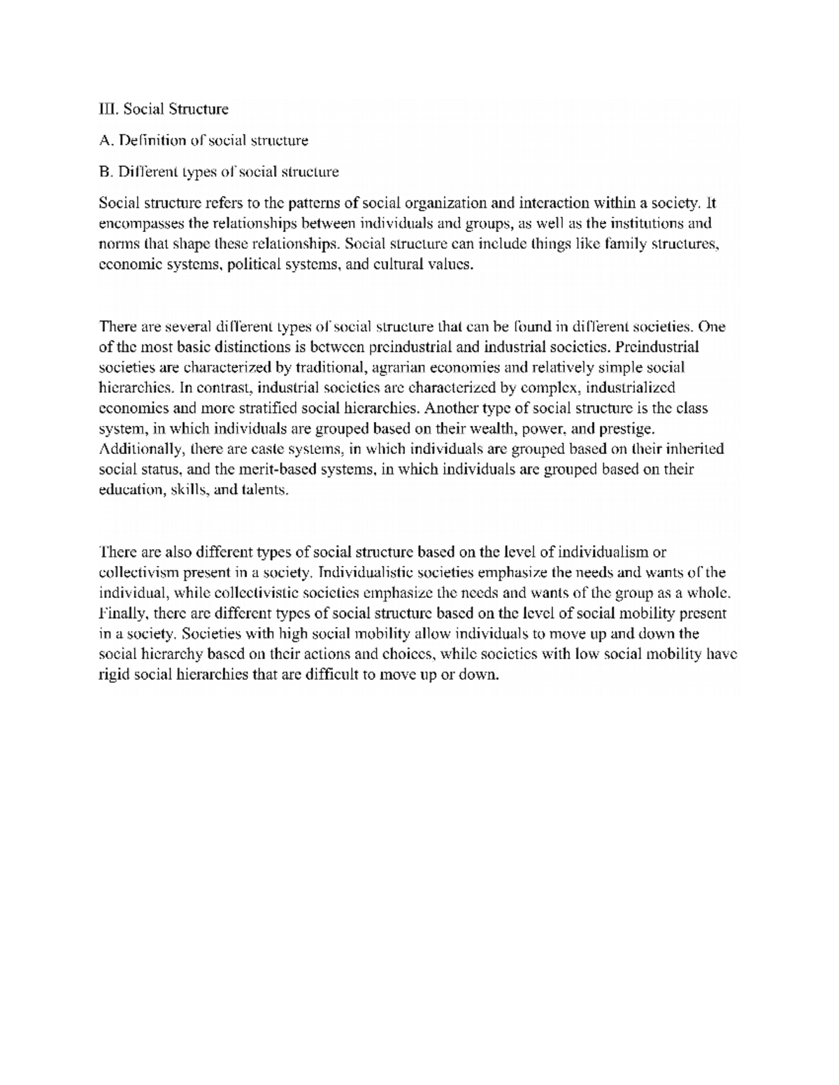 Essentialism and social structure 3 - REL 1300 - Studocu