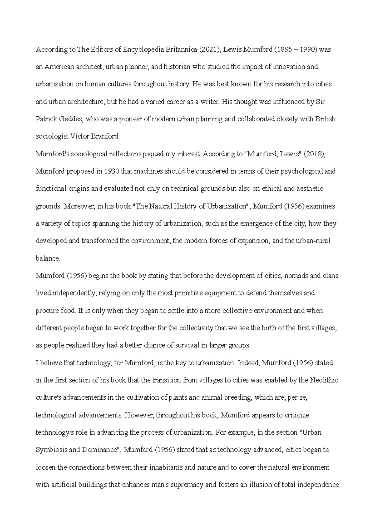 SOC1502 - Learning Journal 7 - According to The Editors of Encyclopedia ...