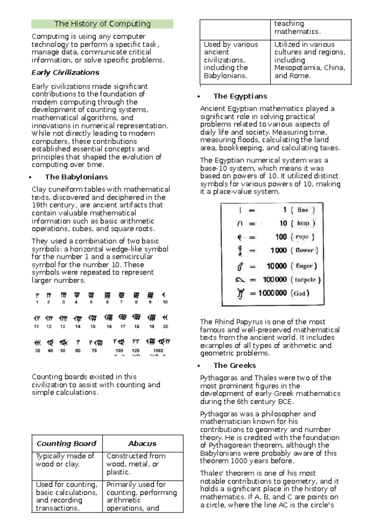 The History of Computing - The History of Computing Computing is using any computer technology ...