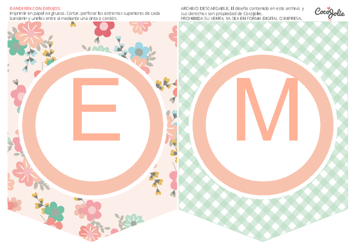 KIT DECO Banderin txt editable - ARCHIVO DESCARGABLE. El diseño ...