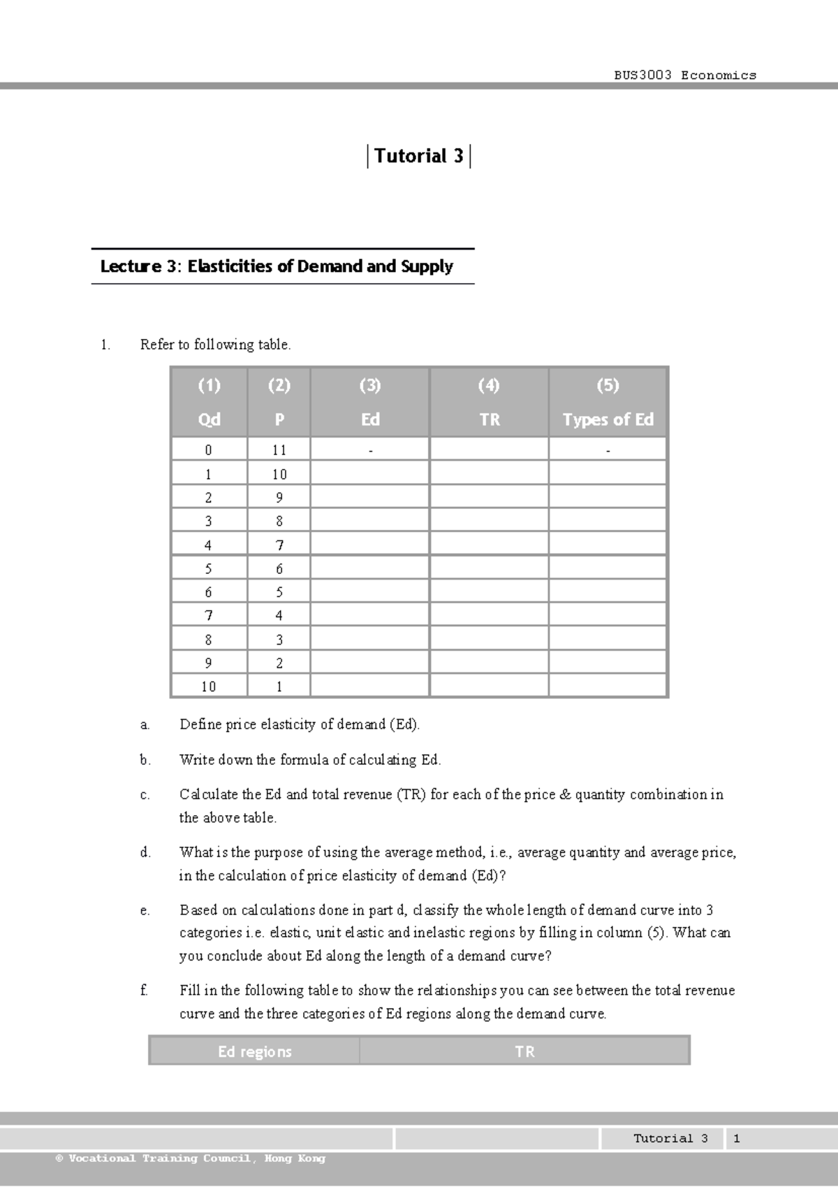 Econ T3 - zzz - BUS3003 Economics │ Tutorial 3 │ Lecture 3 ...