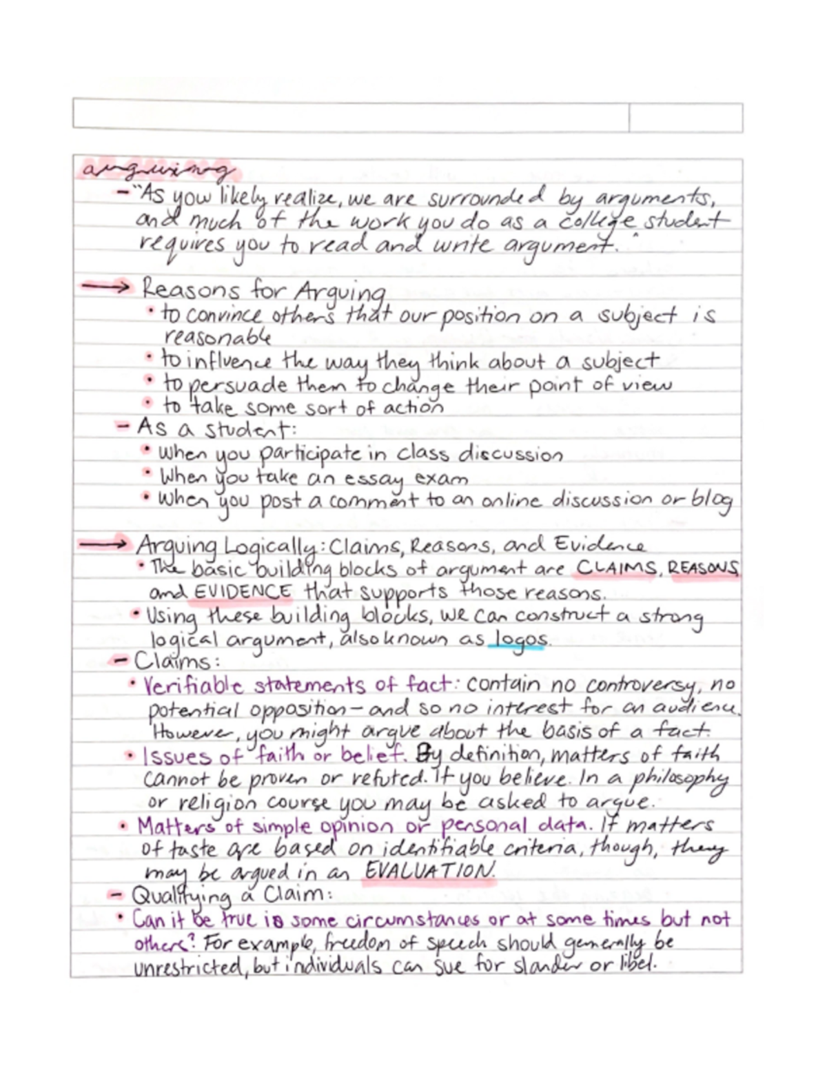 English Textbook Notes - ENG 130 - Studocu