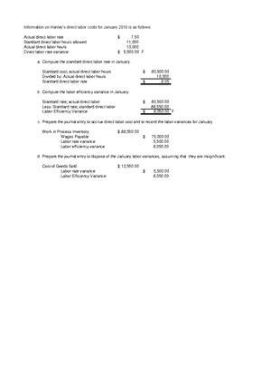 COST Homework-6 - Cost exercise - Budgeted FOH per month = $250,800 ÷ ...
