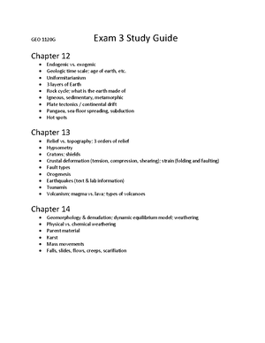Study guide 1 - CMN 2650 Exam One For the exam, you should be familiar with the following terms ...