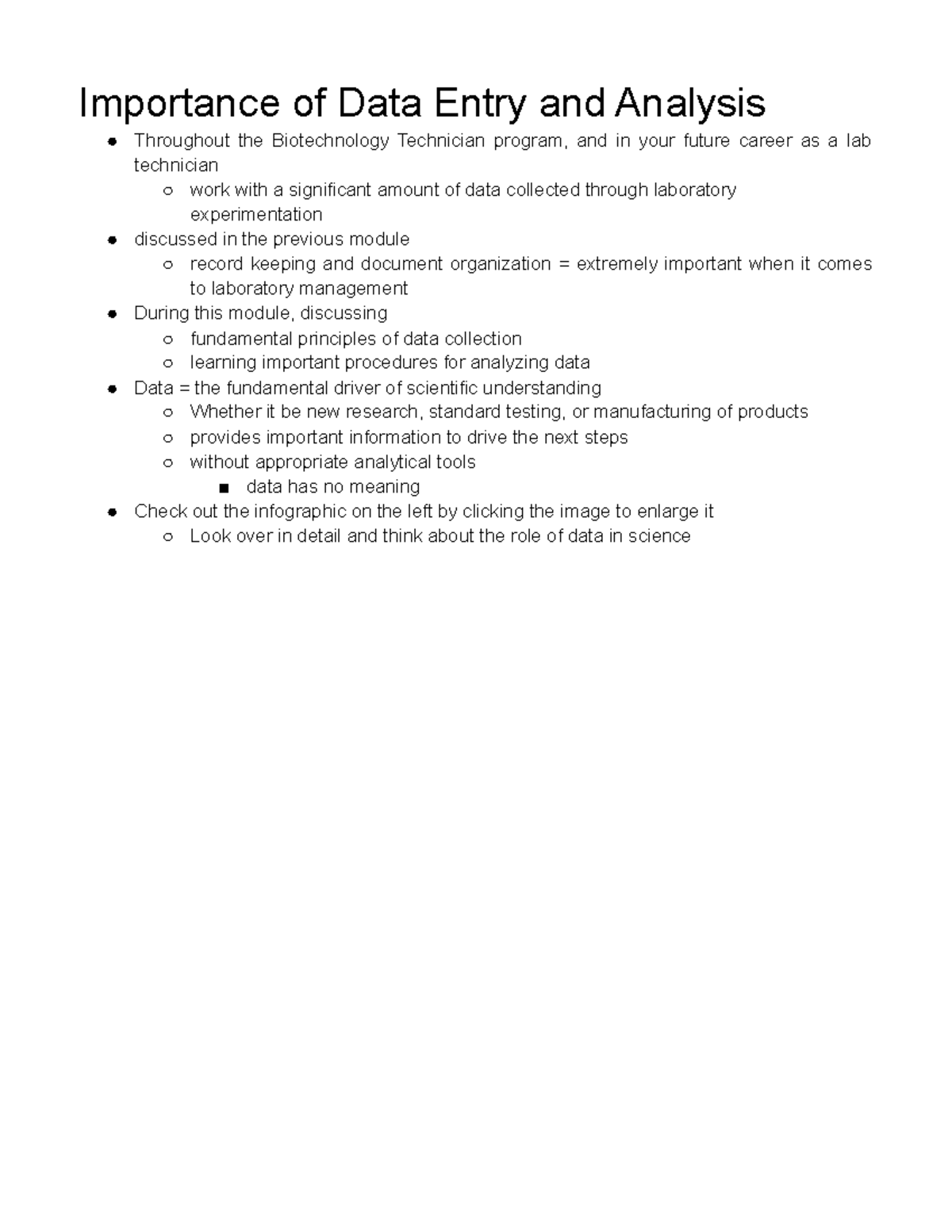 Data Entry and Analysis Pt 1.1 - Importance of Data Entry and Analysis ...