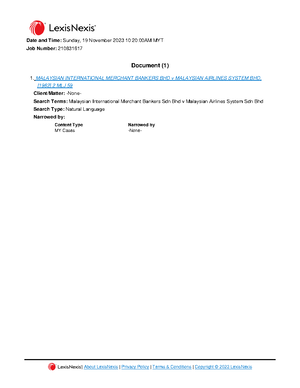 Malayawata - Actual case report from lexis nexis - Equity and Trust 1 ...