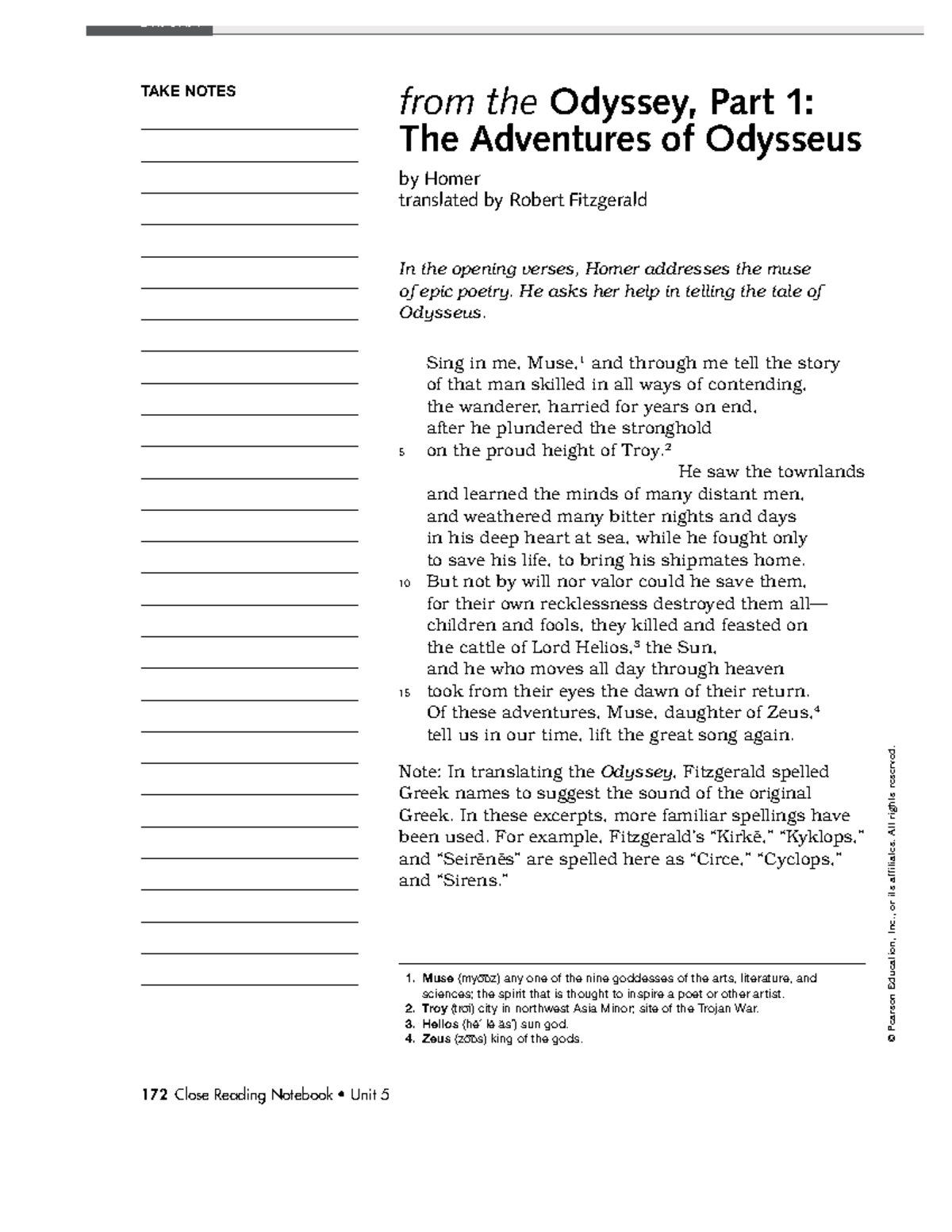 Odyssey+Part+1+(textbook) - © Pearson Education, Inc., or its ...