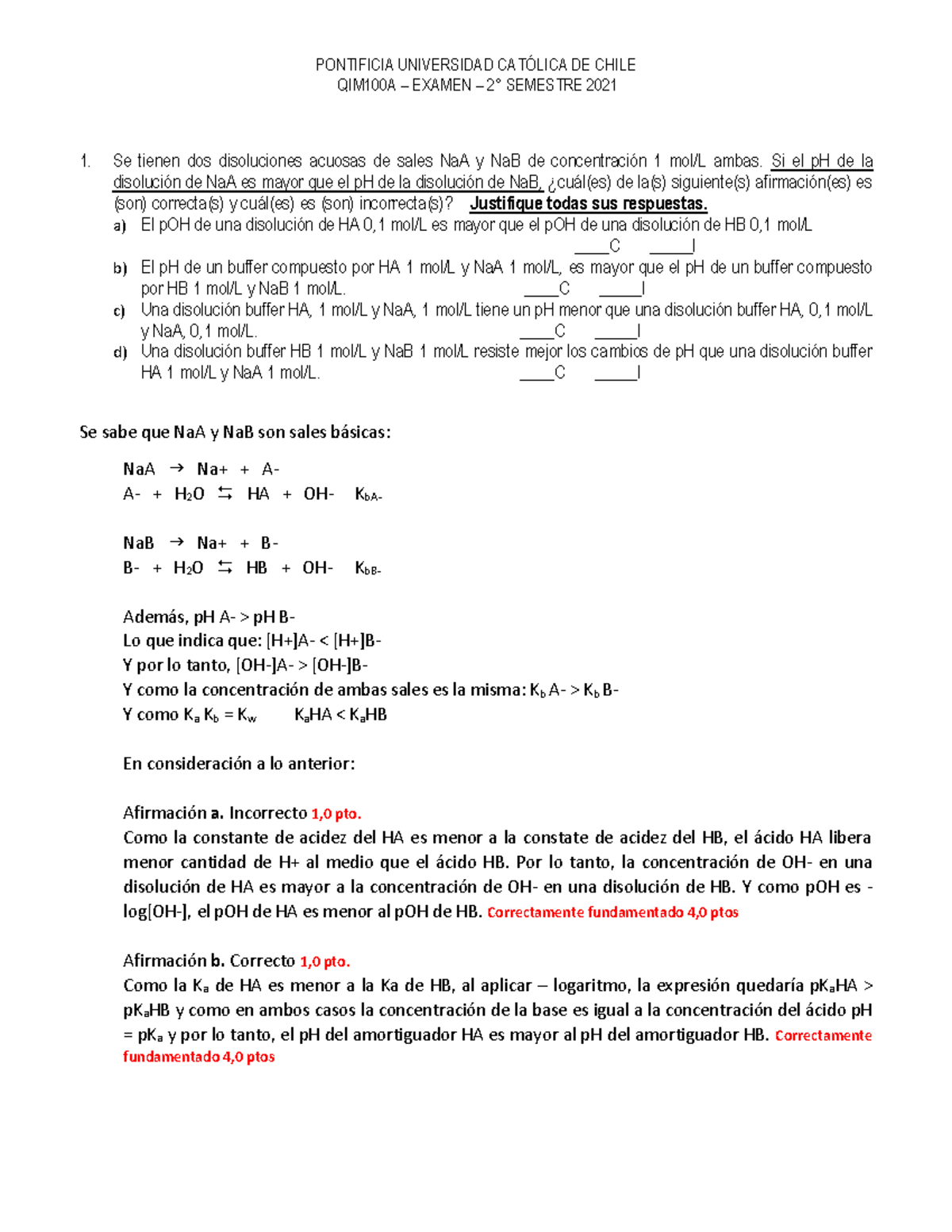 Examen+2+2021+%2C+pauta - QIM100A – EXAMEN – 2° SEMESTRE 2021 Se tienen ...