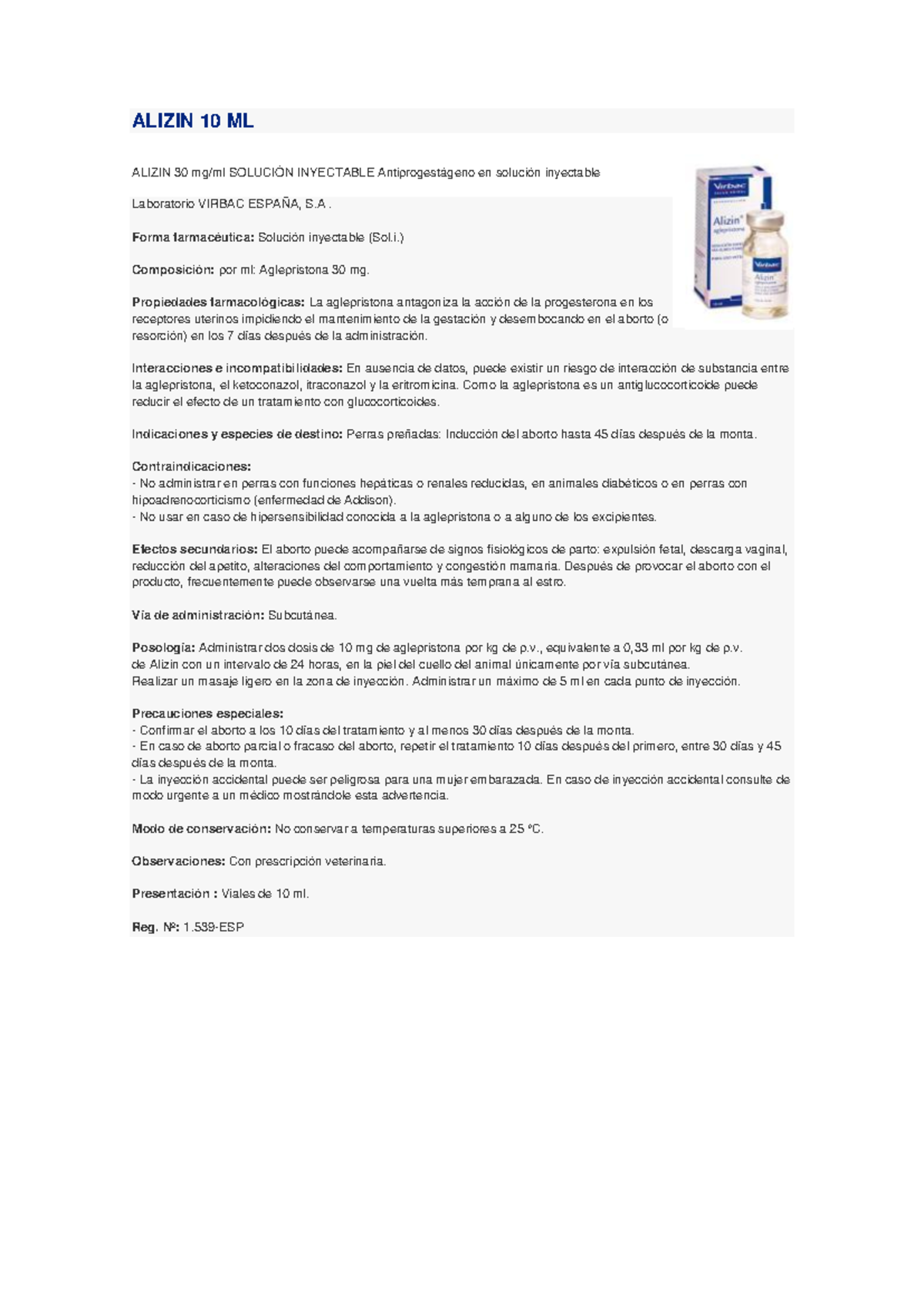 Alizin-10-ml - terapeutica - ALIZIN 10 ML ALIZIN 30 mg/ml SOLUCIÓN ...