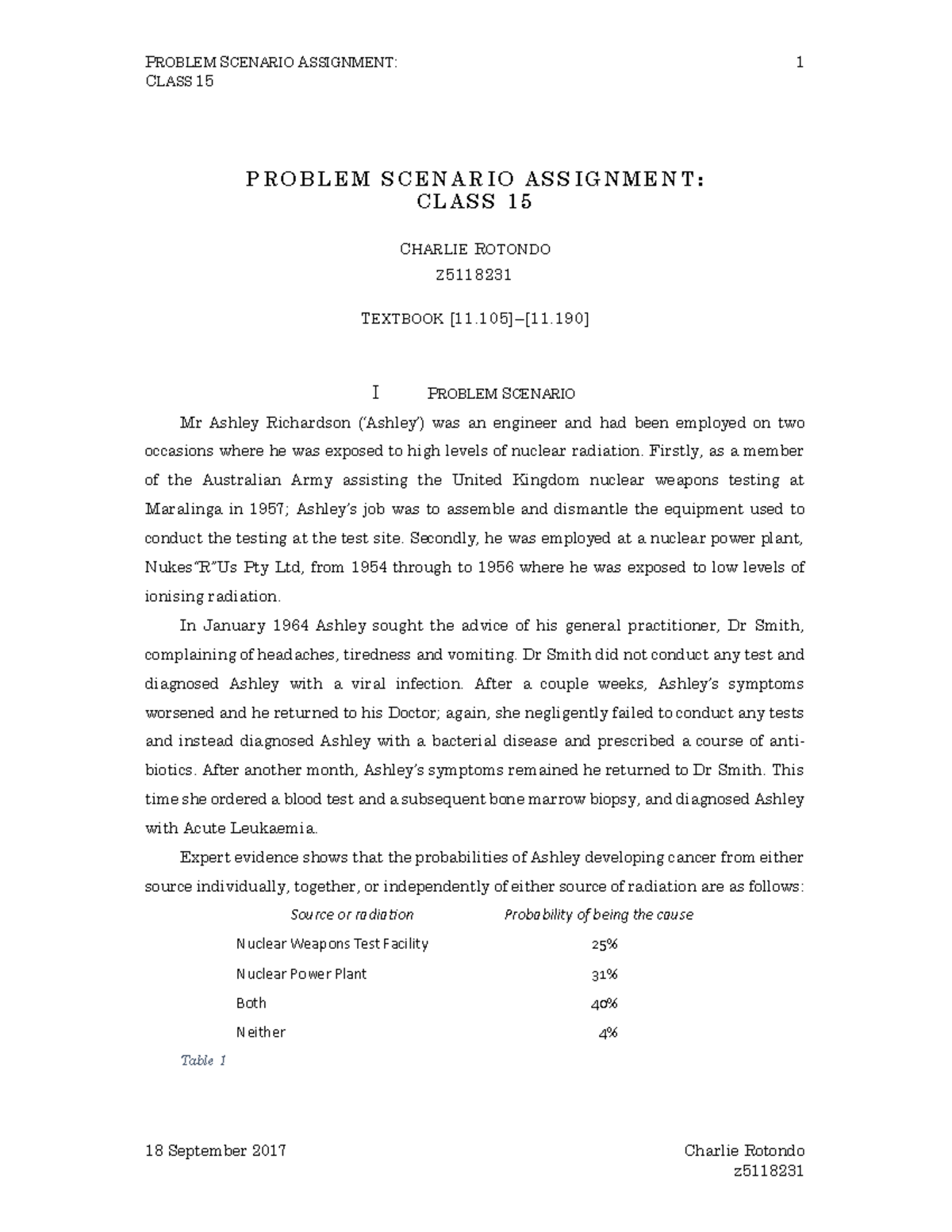 Tutorial Assignment Problem Scenario - PROBLEM SCENARIO ASSIGNMENT ...