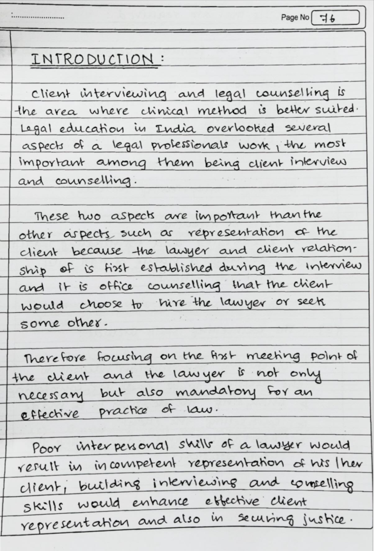 Client Interview Intro - Page No 76 INTRODUCTION client interviewing ...